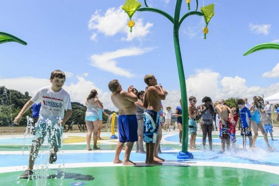 Charleston's Magic Island splash pad finally opens - West Virginia ...