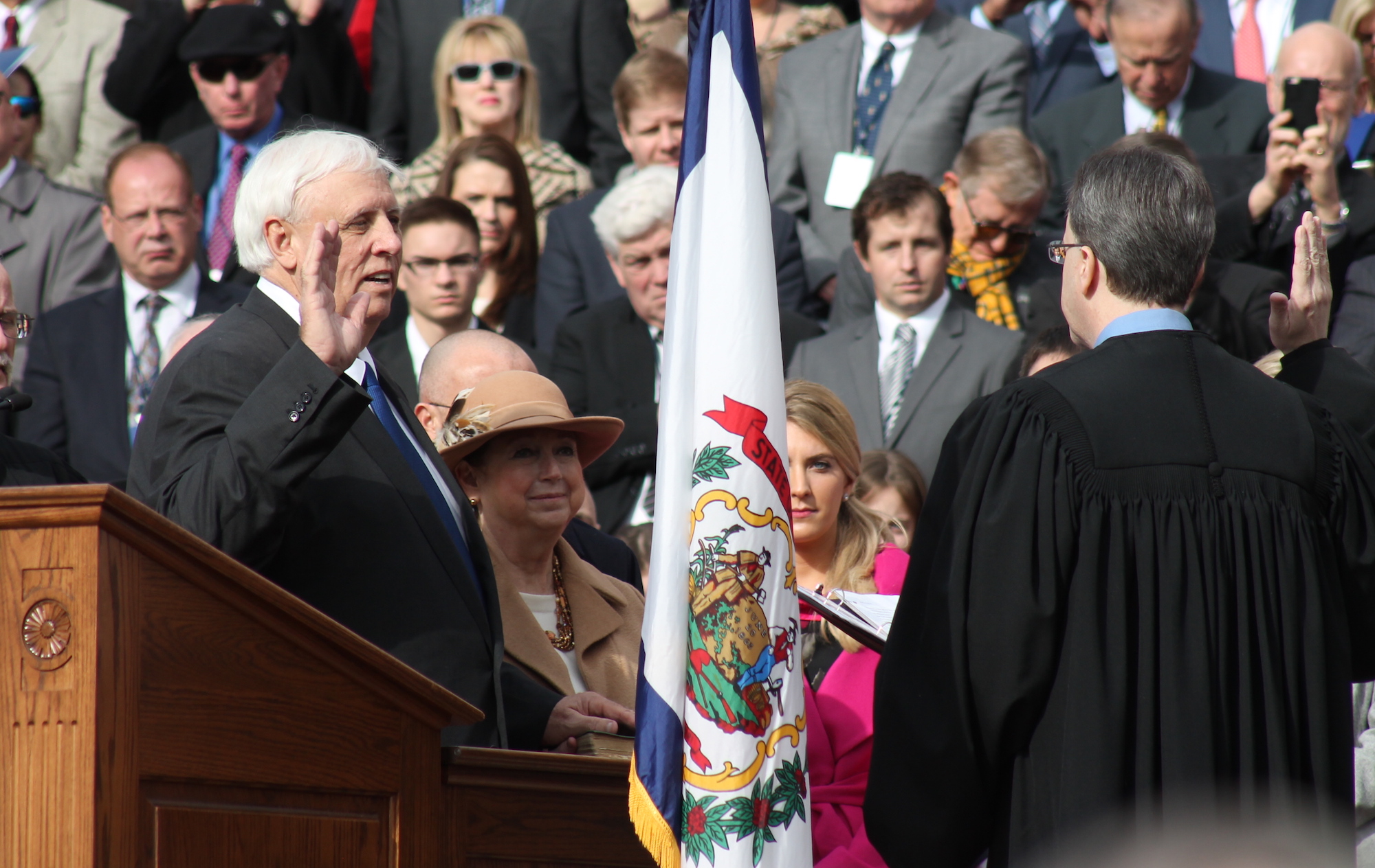 Photos: Jim Justice sworn in as West Virginia's 36th Governor - West ...