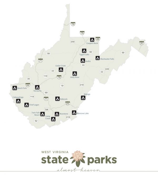 Camping reservations now online for all West Virginia state parks ...