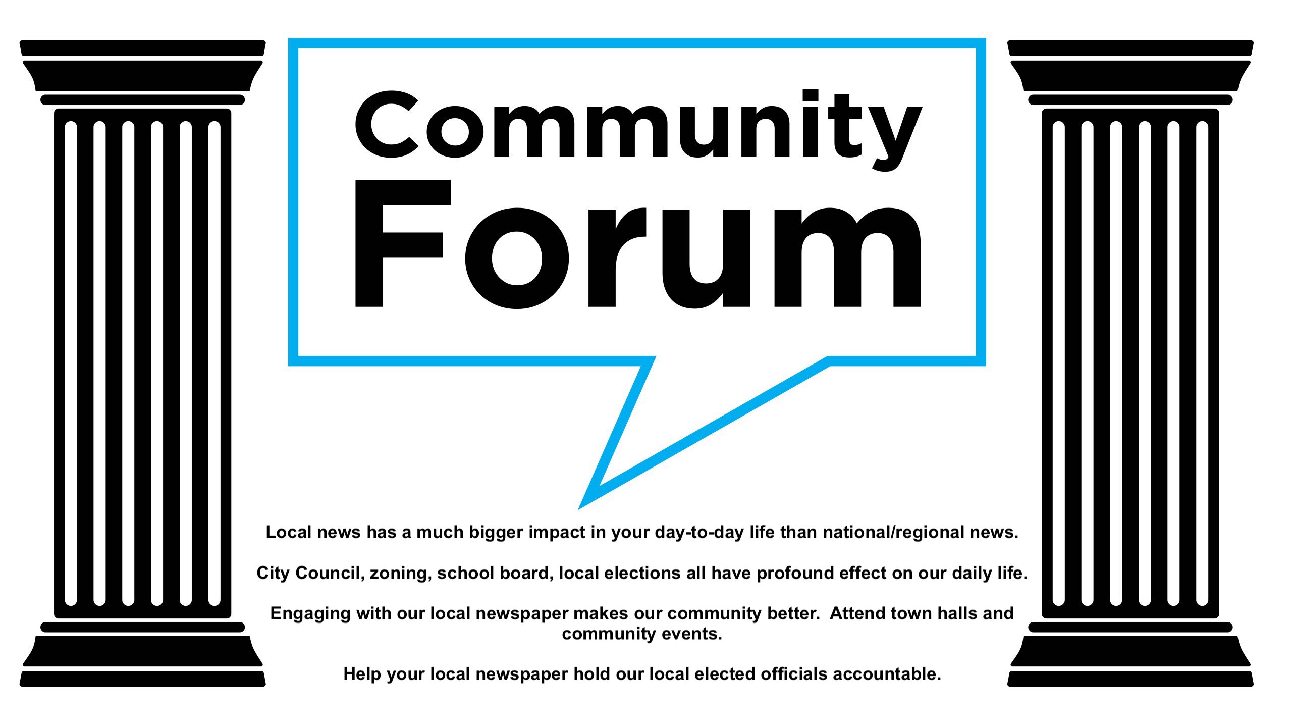 Why we need a community forum - West Virginia Press Association