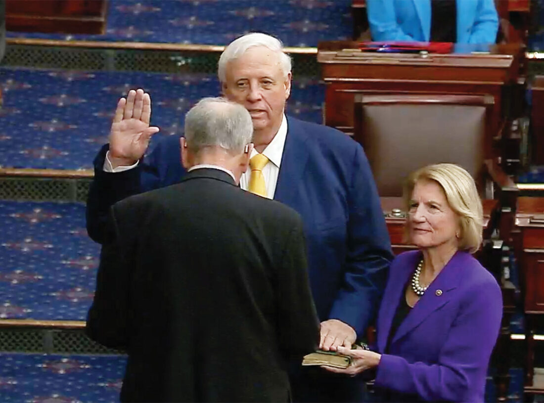 Jim Justice sworn in for U.S. Senate seat - West Virginia Press Association