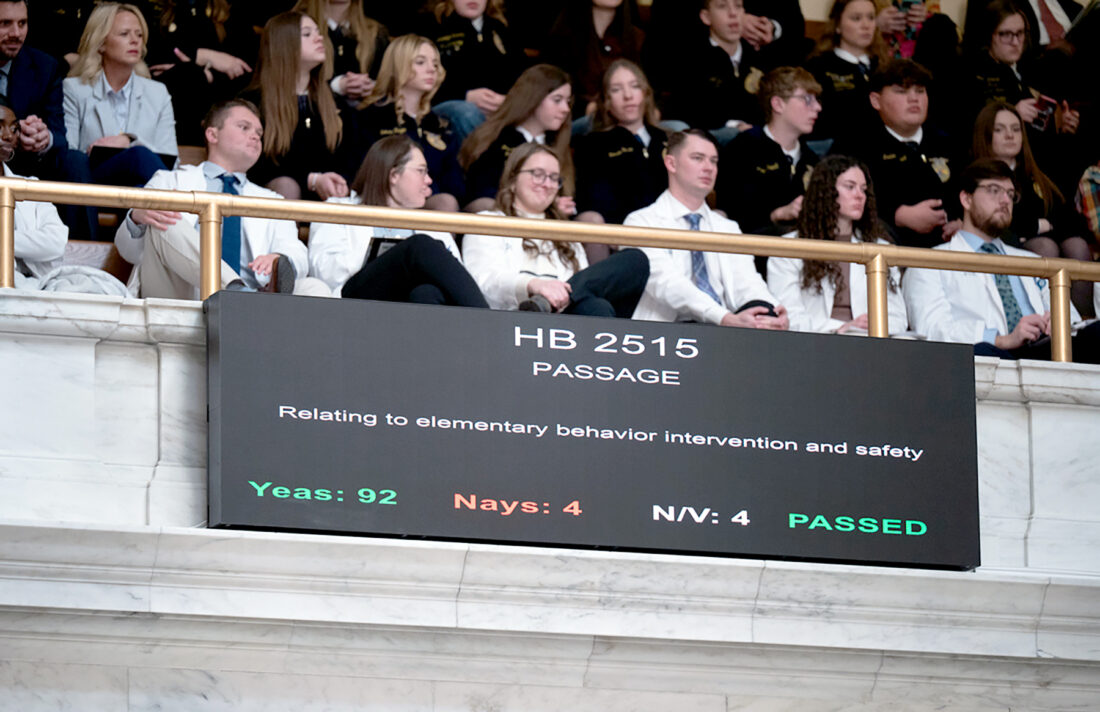West Virginia House passes elementary student discipline bill - West ...