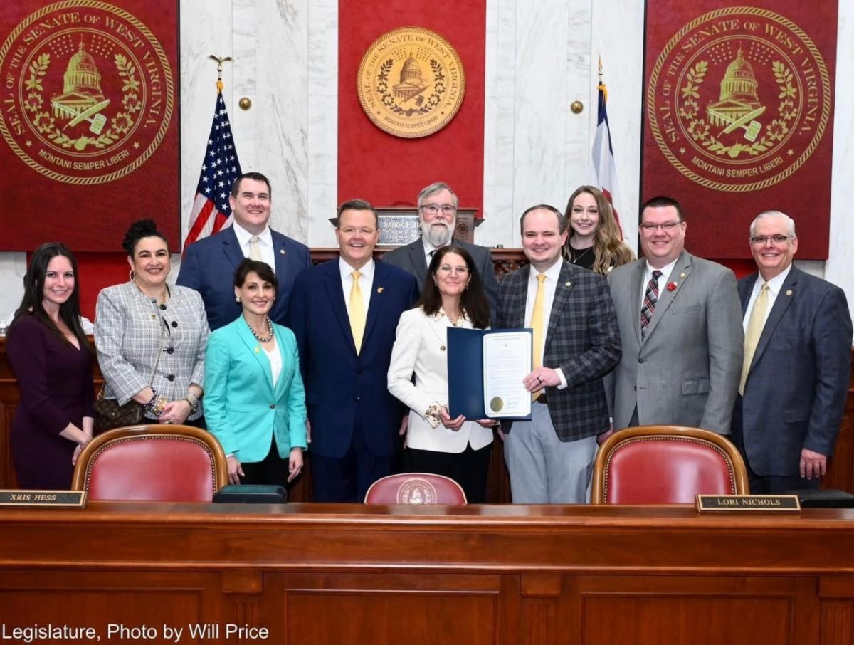 WV State Senate and Secretary of State Kris Warner recognized the ...
