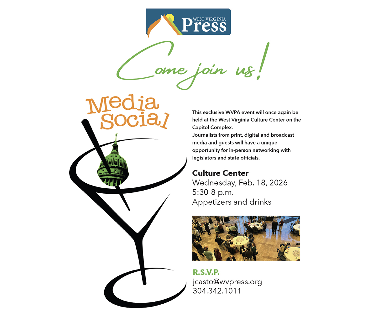 MEDIA ADVISORY: WVPA's Media Social is Wednesday, Feb. 18 - West ...