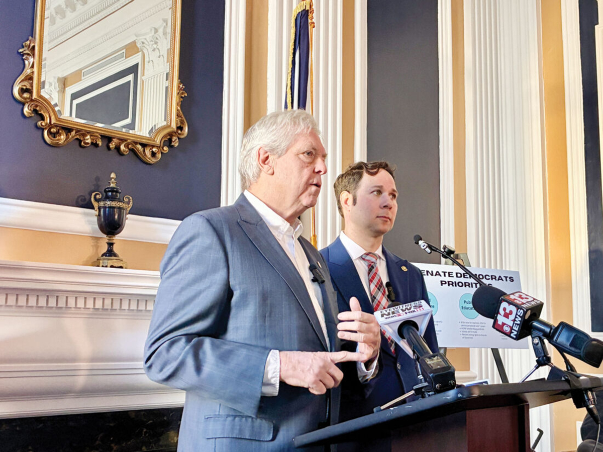Outnumbered Senate Democratic caucus lays out agenda and priorities for ...