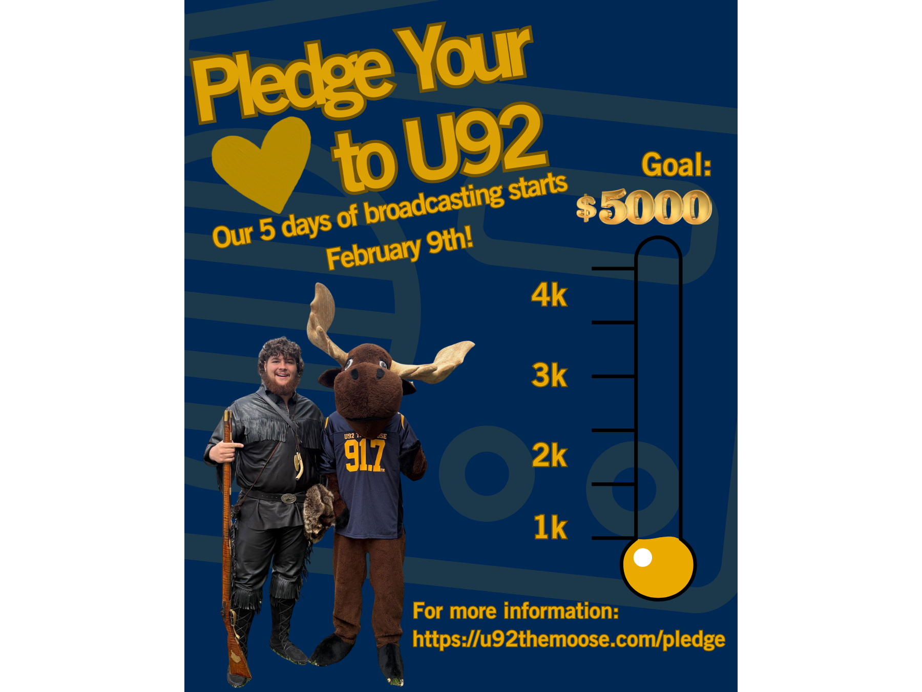 U92 "The Moose" Kicks Off 2026 “Pledge Your Love to the Moose” Pledge ...