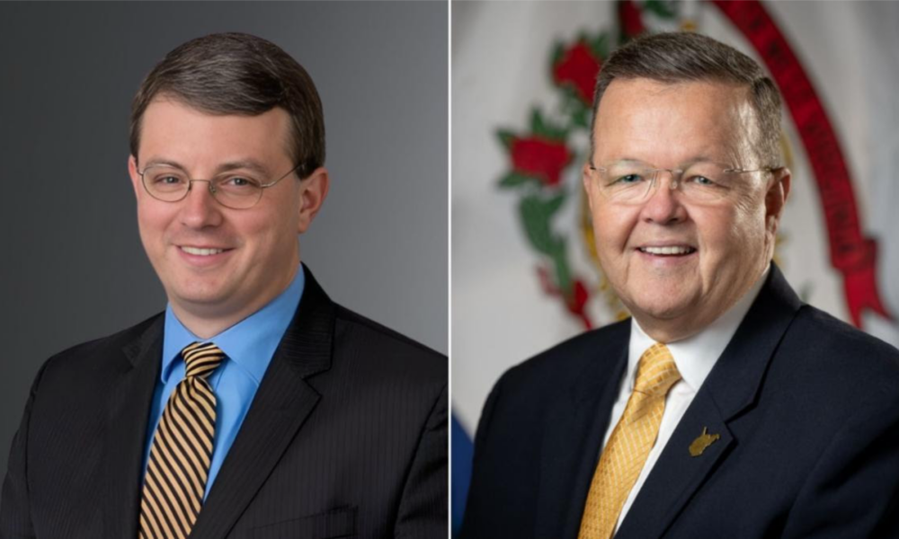 Speaker of the WV House of Delegates Roger Hanshaw and WV Secretary of ...